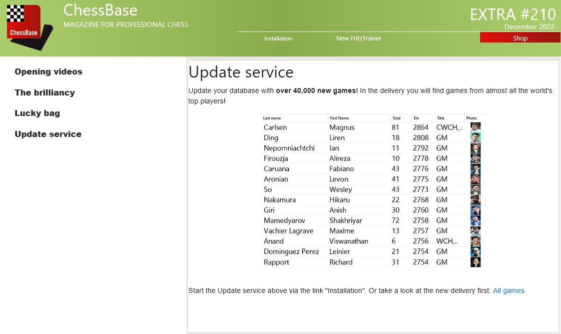 New: ChessBase Magazine Extra #210 | ChessBase